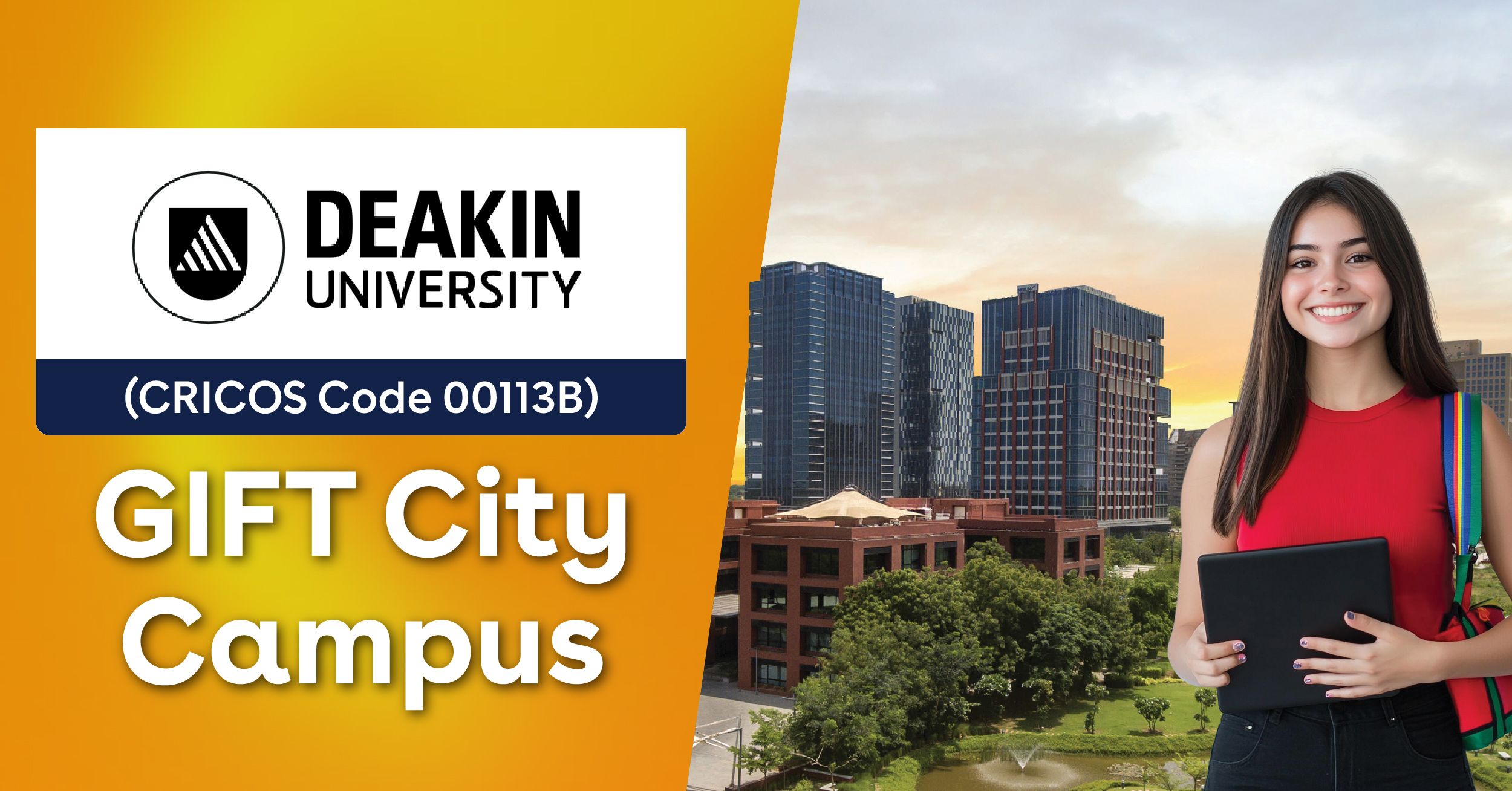 Deakin University GIFT City Campus India: Courses, Fees & Scholarships 2026
