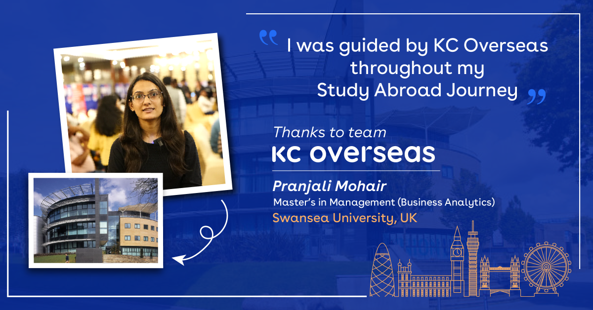 Pranjali's Incredible Study Abroad Journey with KC Overseas