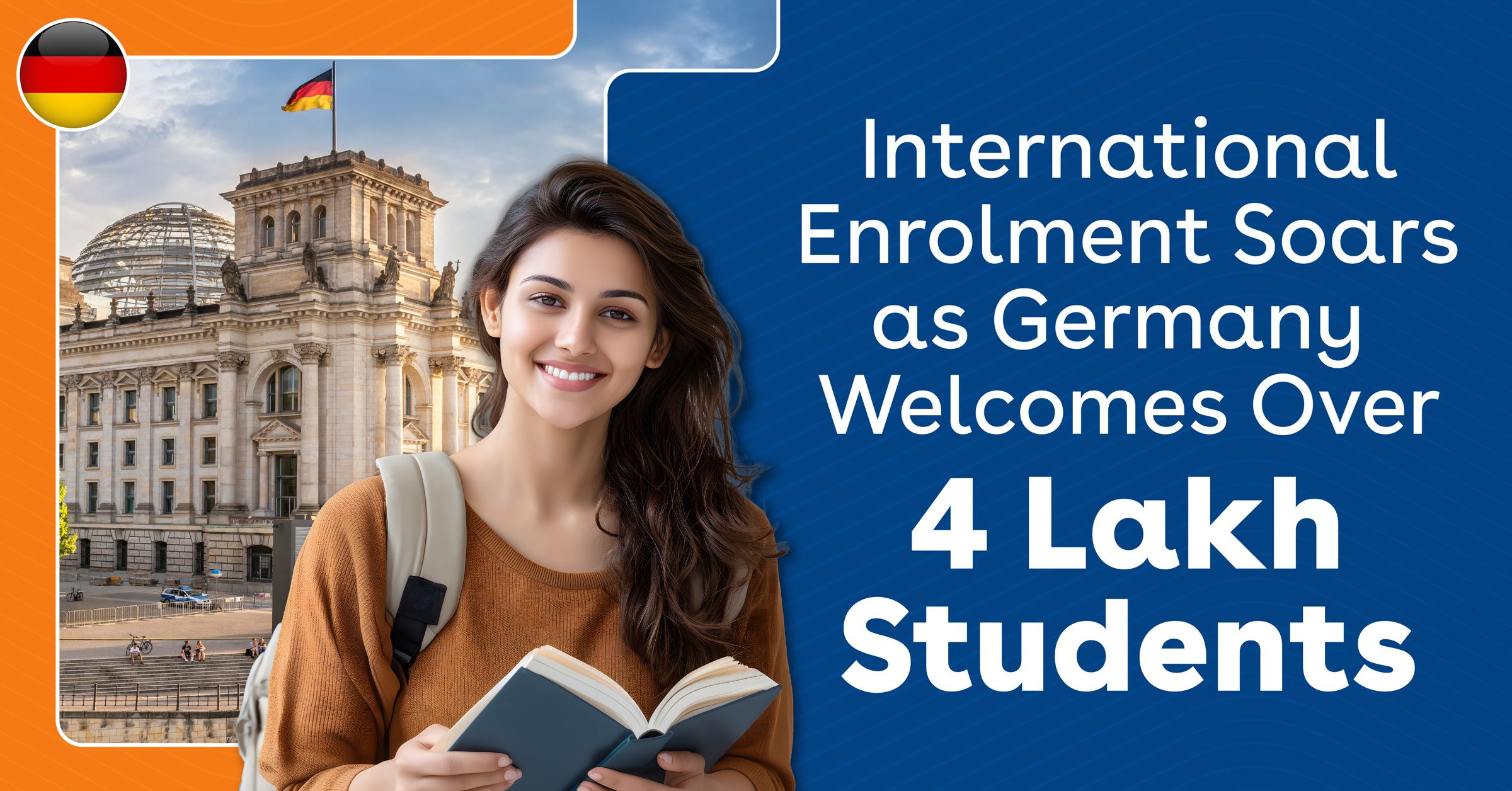 Germany becomes a top study hub with 400,000 students