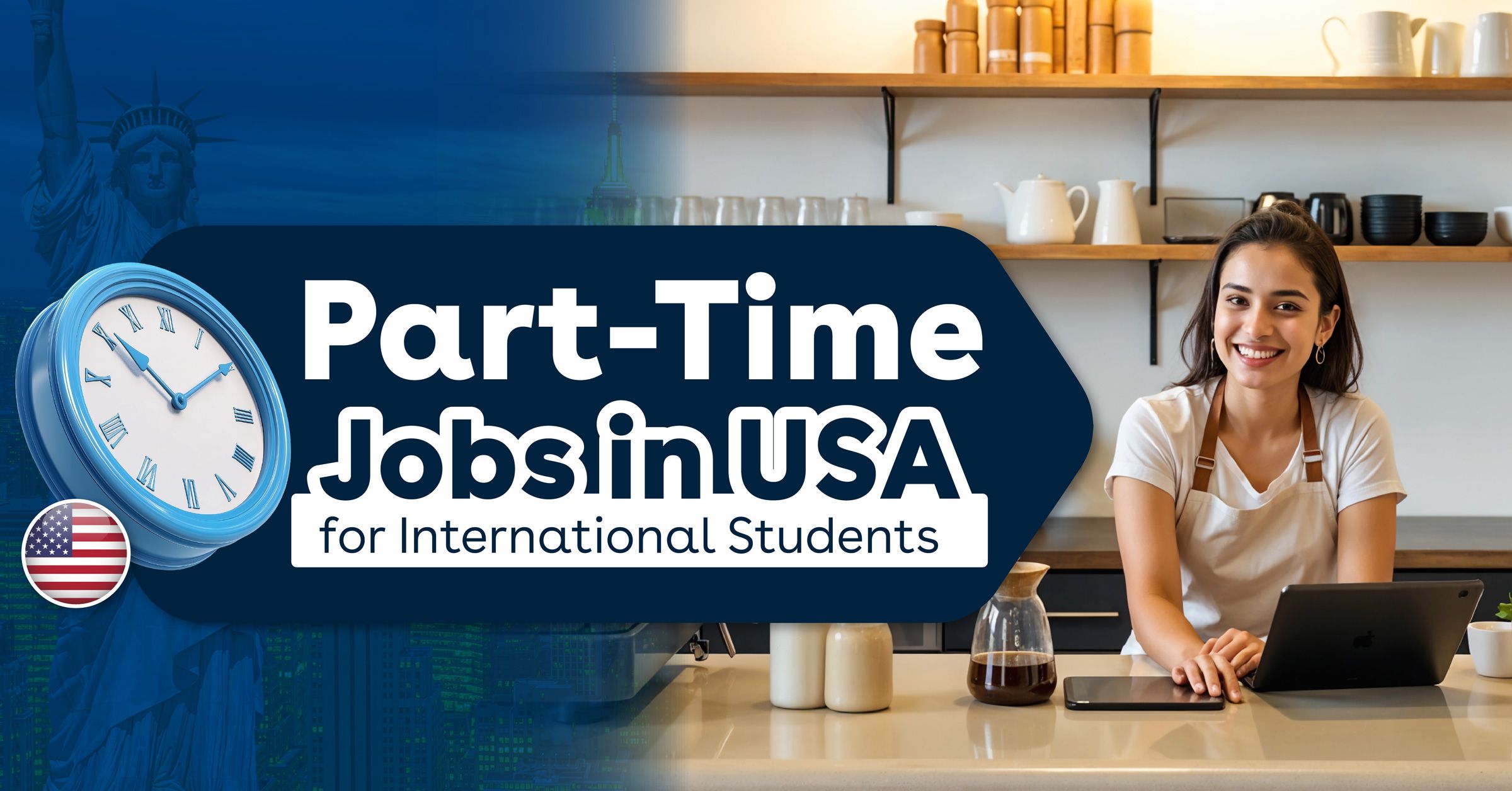Part time jobs in USA for international Students